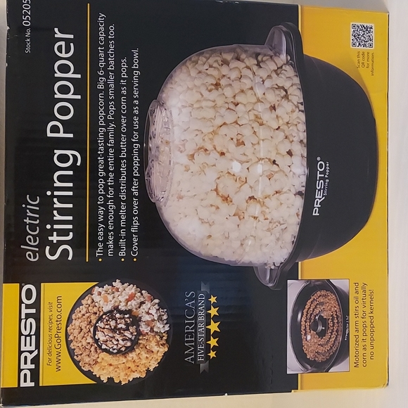 Presto | Kitchen | Presto Electric Popcorn Machine | Poshmark